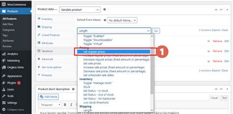 How To Set Up Woocommerce Variations And Variable Products Tonjoo