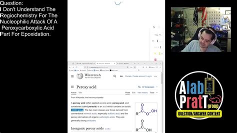Peroxy Acid O O Regioselective Bond Breaking Youtube