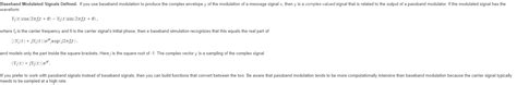 Matlab Baseband And Passband Modulation Signal Processing Stack