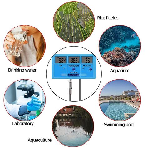 Multi Parameter Pht 026 Water Quality Monitor Ph Meter Tds Temp