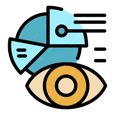 Premium Vector View Report Data Icon Outline Vector Chart Market Finance Research Color Flat