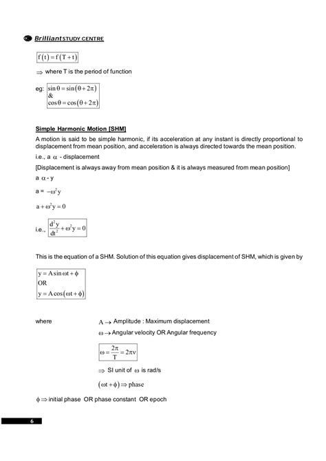 Oscillation Lecture Notes Willington Island Page 2 Flip Pdf