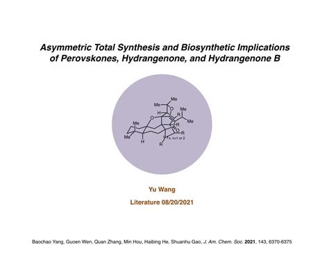 Pdf Asymmetric Total Synthesis And Biosynthetic Implications Dokumen Tips