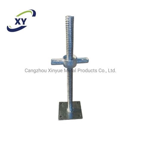 Scaffolding Telescopic Stand Support Solid U Jack Base Screw Jack For Formwork Construction