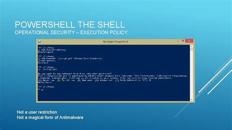 Powershell Security Best Practices Lee Holmes Leeholmes Principal