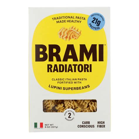 Brami Pasta Semo Lupini Radiatori Case Of 8 12 Ounces