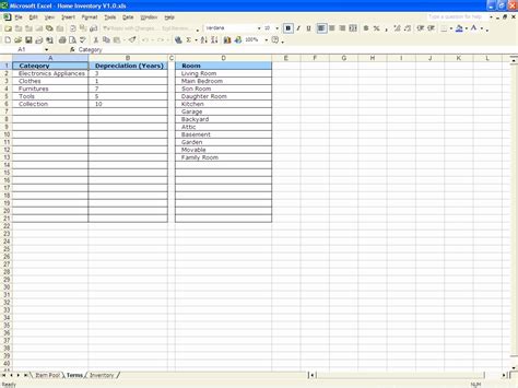 Tool Room Inventory Spreadsheet Intended For Tool Inventory Spreadsheet Free Printable Tool