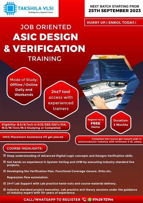 Takshila Institute Of Vlsi Technologies On Linkedin Asic Design