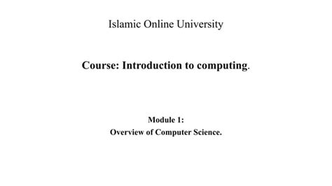 Module 1 Intro To Computng Science Pdf Computing Technology And Computing