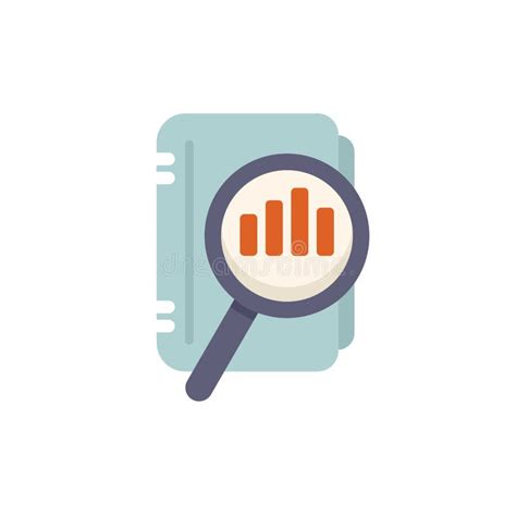 Magnifying Glass Examining Financial Report With Charts And Graphs
