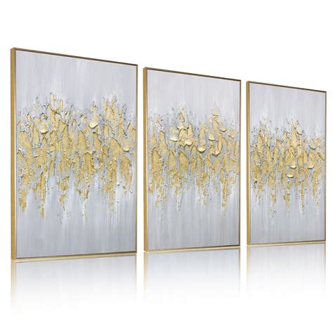 Zessonic Abstract Wall Art For Living Room Framed Glam