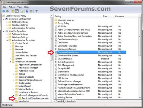 Computer Management Mmc Snap In Enable Or Disable Tutorials