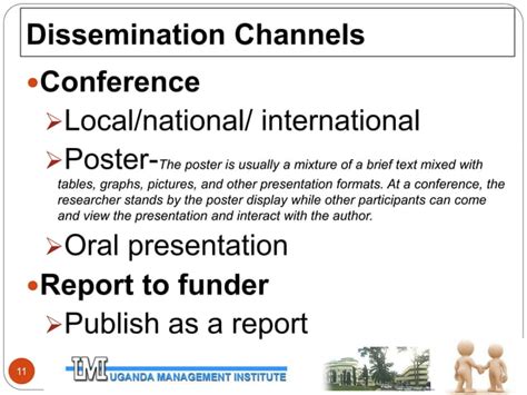 Dissemination Of Research Findings Finalpptx Technology And Computing