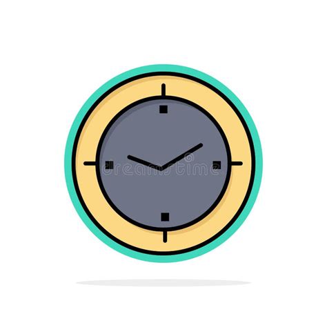 Time Timer Compass Machine Abstract Circle Background Flat Color