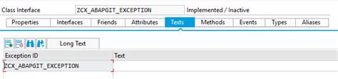 Error The Class ZCX ABAPGIT EXCEPTION Was Not Derived From Either