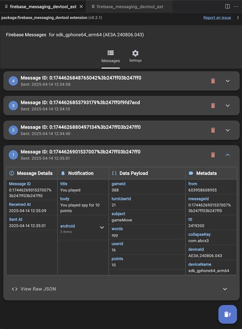 Firebasemessagingdevtool Flutter Package