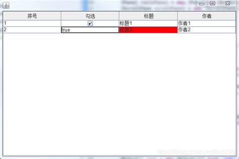 Jtable通过tablecellrenderer和tablecelleditor支持自定义数据类型（checkbox等） Csdn博客