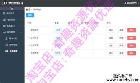 2062 Java 敏捷开发框架 权限 Springcloud Springboot Vue源代码 程序 源码海洋网