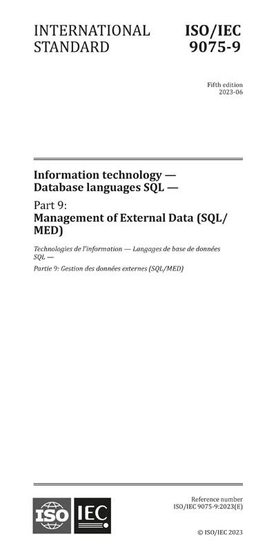 ISO IEC 9075 9 2023 IEC Standards VDE Publishing House