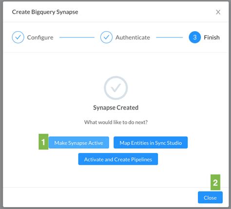 bigquery setup syncari
