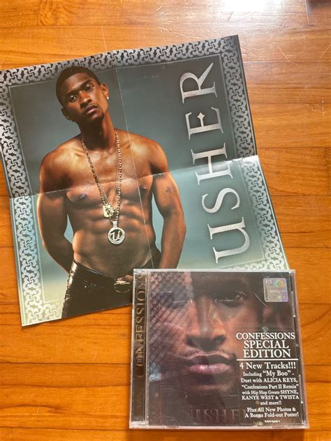 Usher Confessions Cd Special Edition New Tracks Fold Out Poster