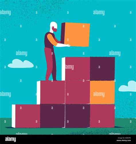 Design Created By Cubes Building A Geometric Structure Stock Vector Image Art Alamy