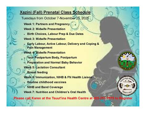 Tsuutina Falll Prenatal Class Schedule Tsuutina