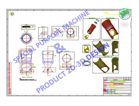 2d And 3d Special Purpose Bracket Component Design Precision