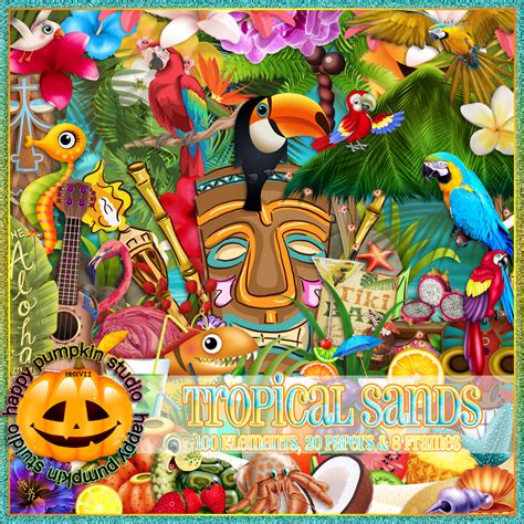 Unique Styles Tropical Sands CT Tags And Snags