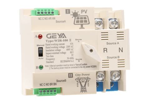 W2r 2p Generator Automatische Omschakelaar Voor Pv Geya Electrical