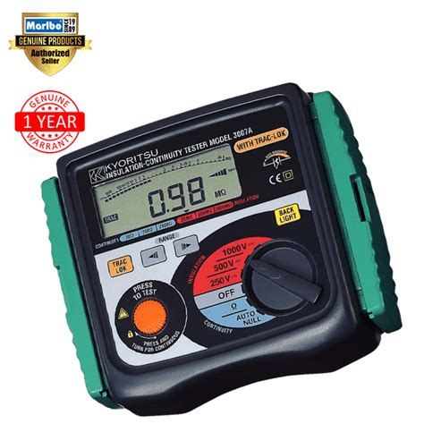 Kyoritsu Model 3007a Digital Insulation Continuity Tester Buymarlbo Best Electrical