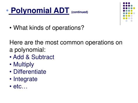 Ppt The Polynomial Adt Powerpoint Presentation Free Download Id5371107