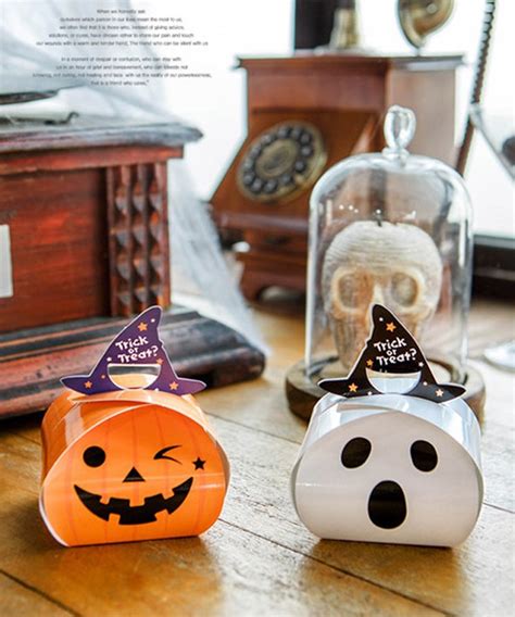 할로윈 사탕 쿠키 선물상자 5개 귀여운 포장박스 미니 구디백 할로윈데이 답례품 에이블리