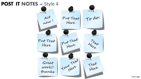 Post It Notes Style 4 Powerpoint Presentation Slides Ppt Images
