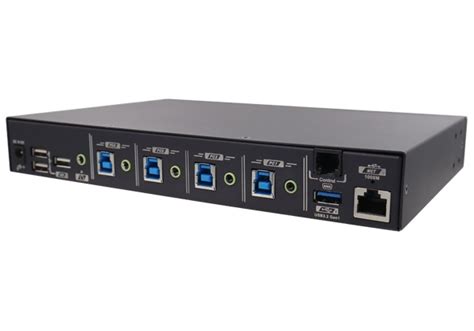 4 Port USB 3 0 KM Switch For 4 Computers USW N334 Rextron OEM KM Switcher Company