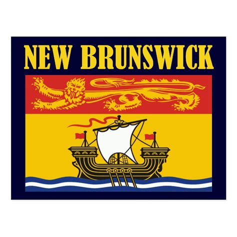 New Brunswick Canada Flag Nb Ca Canadian Province Banner Svg Cut File