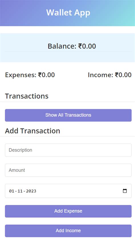 GitHub Tanishq251 Wallet App EasyWallet Is The Straightforward Solution To Effortlessly