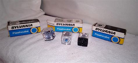 Sylvania Flash Cubes 3 Cubes Etsy