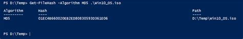 Get Filehash In Powershell Get Hash Of File Shellgeek