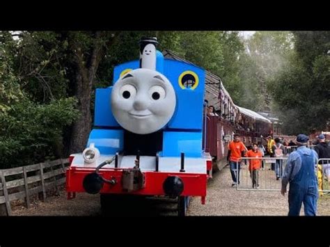 Lucky With Thomas The Steam Engine At Roaring Camp Railroads Santa