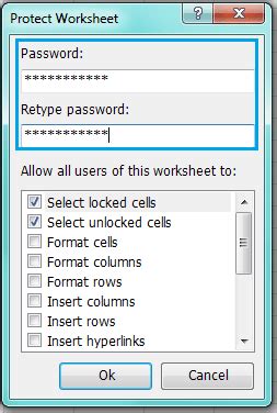How To Protect Multiple Worksheets At Once In Excel