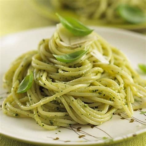 Spaghetti With Pesto Sauce Recipe The Recipe Website