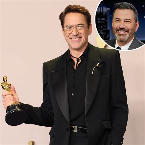 Robert Downey Jr Reveals Reaction To Jimmy Kimmels 2024 Oscar Joke