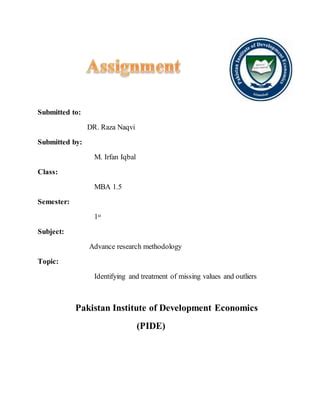 Missing Values Identify DOCX