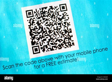 QR Quick Response Code Stock Photo Alamy