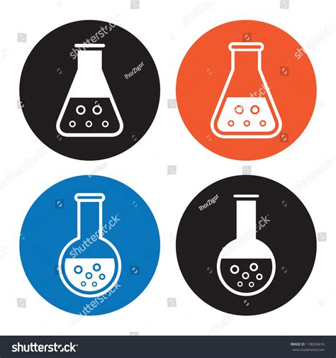 Laboratory Equipment Icons Stock Vector Royalty Free 178054616 Shutterstock