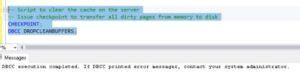 Powerful DBCC Dropcleanbuffers 5 Usage MadeSimpleMSSQL