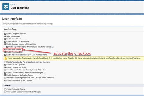 How To Enable Inline Editing In Salesforce