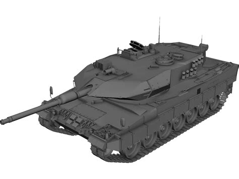 Leopard Ii 3d Model 3dcadbrowser