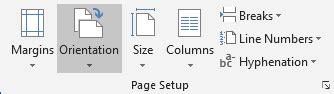 How To Change Orientation Of One Page In Word Microsoft Word
